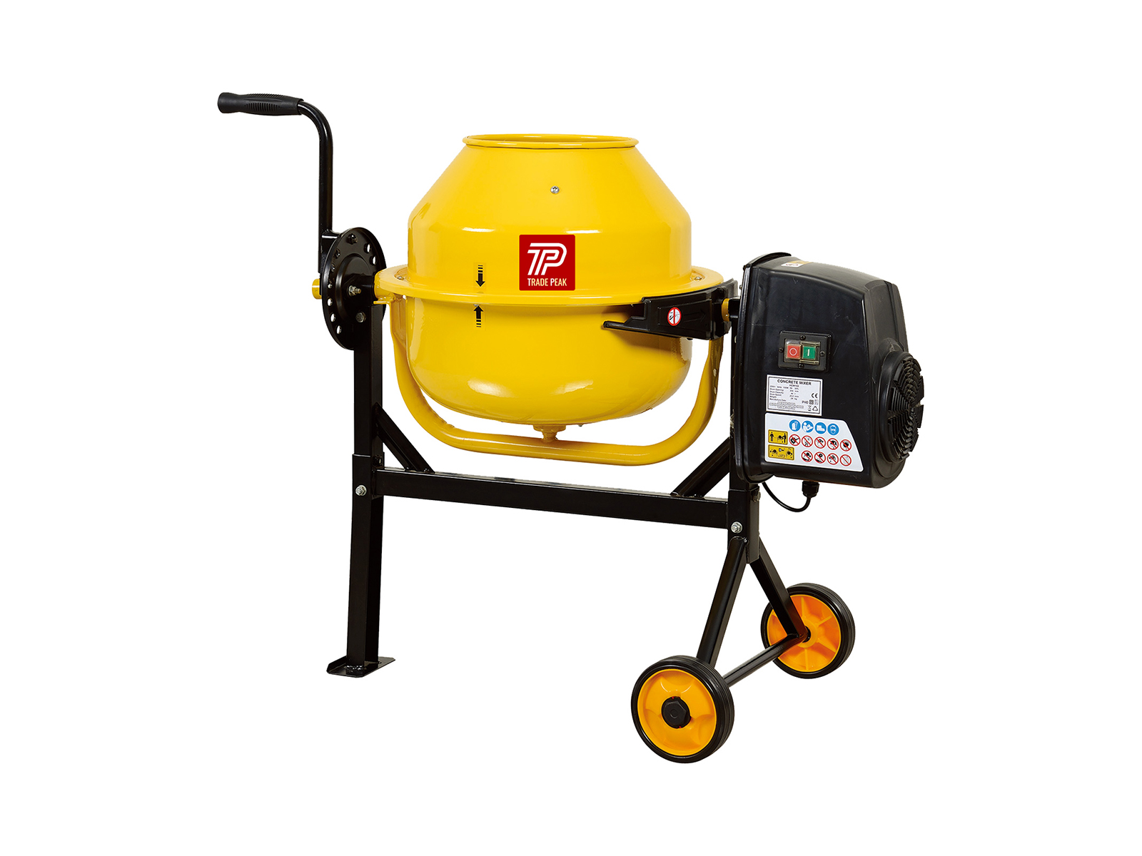 Trade Peak 1.6 ft. Electric Concrete Mixer from Home Depot Full ...